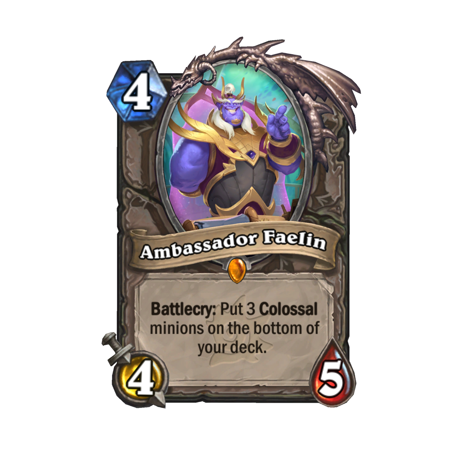 Ambassador Faelin revealed for Hearthstone's Voyage to the Sunken City ...