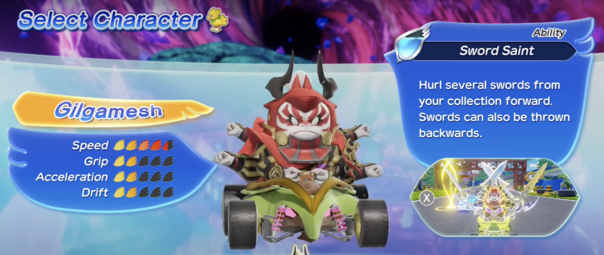 All characters and their abilities in Chocobo GP - Dot Esports