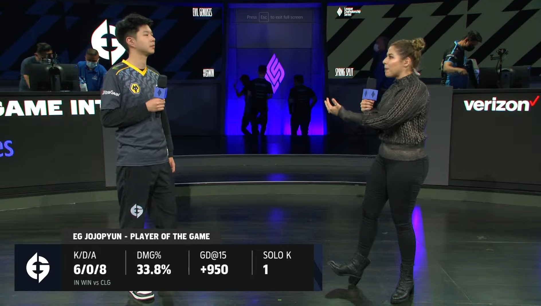 Evil Geniuses' victory over CLG's Academy roster cements lineup for 2022 LCS Spring Playoffs ...