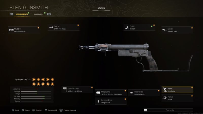 The best Sten loadout in Warzone - Dot Esports