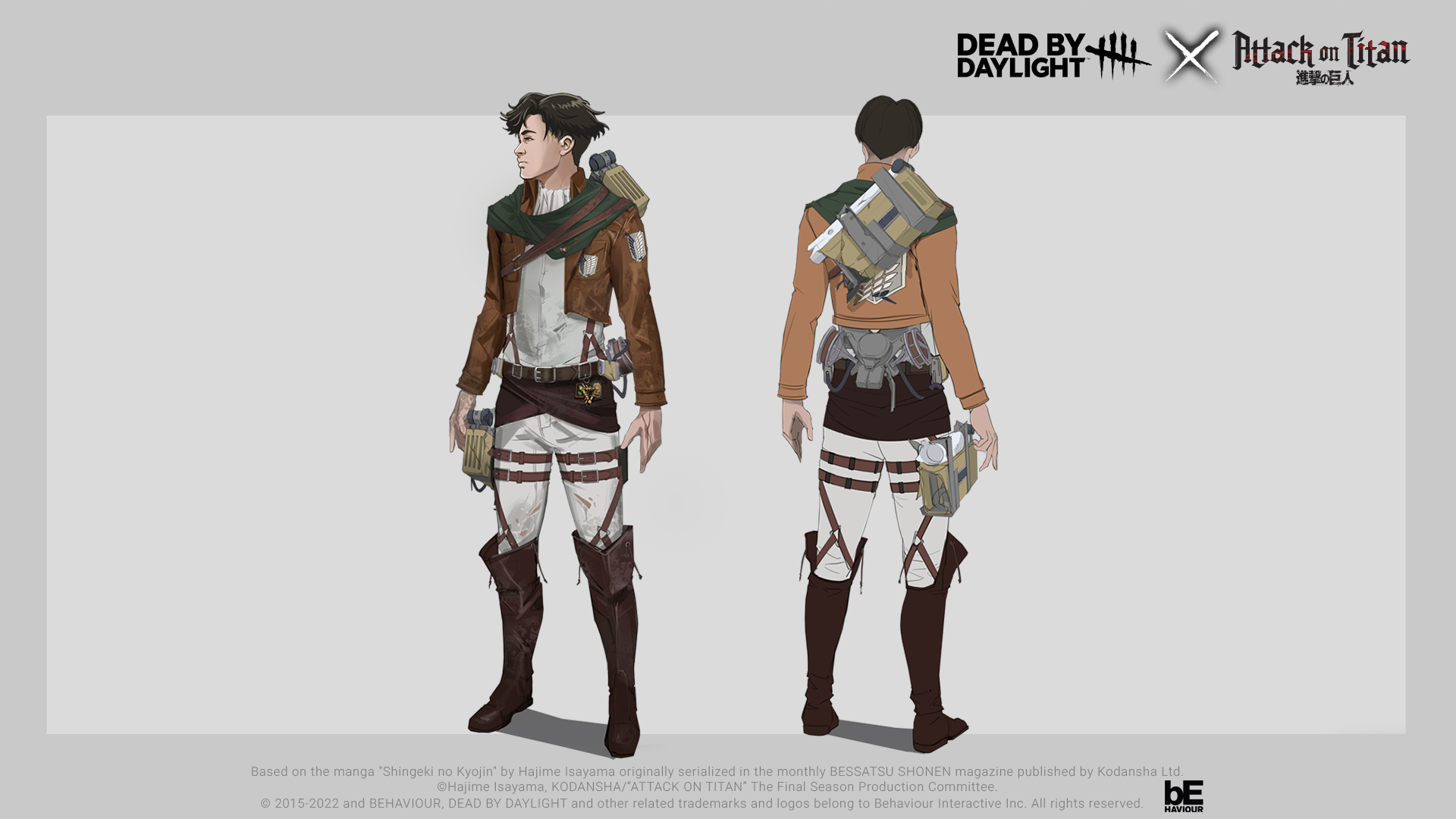 All Attack on Titan skins in Dead by Daylight - Dot Esports