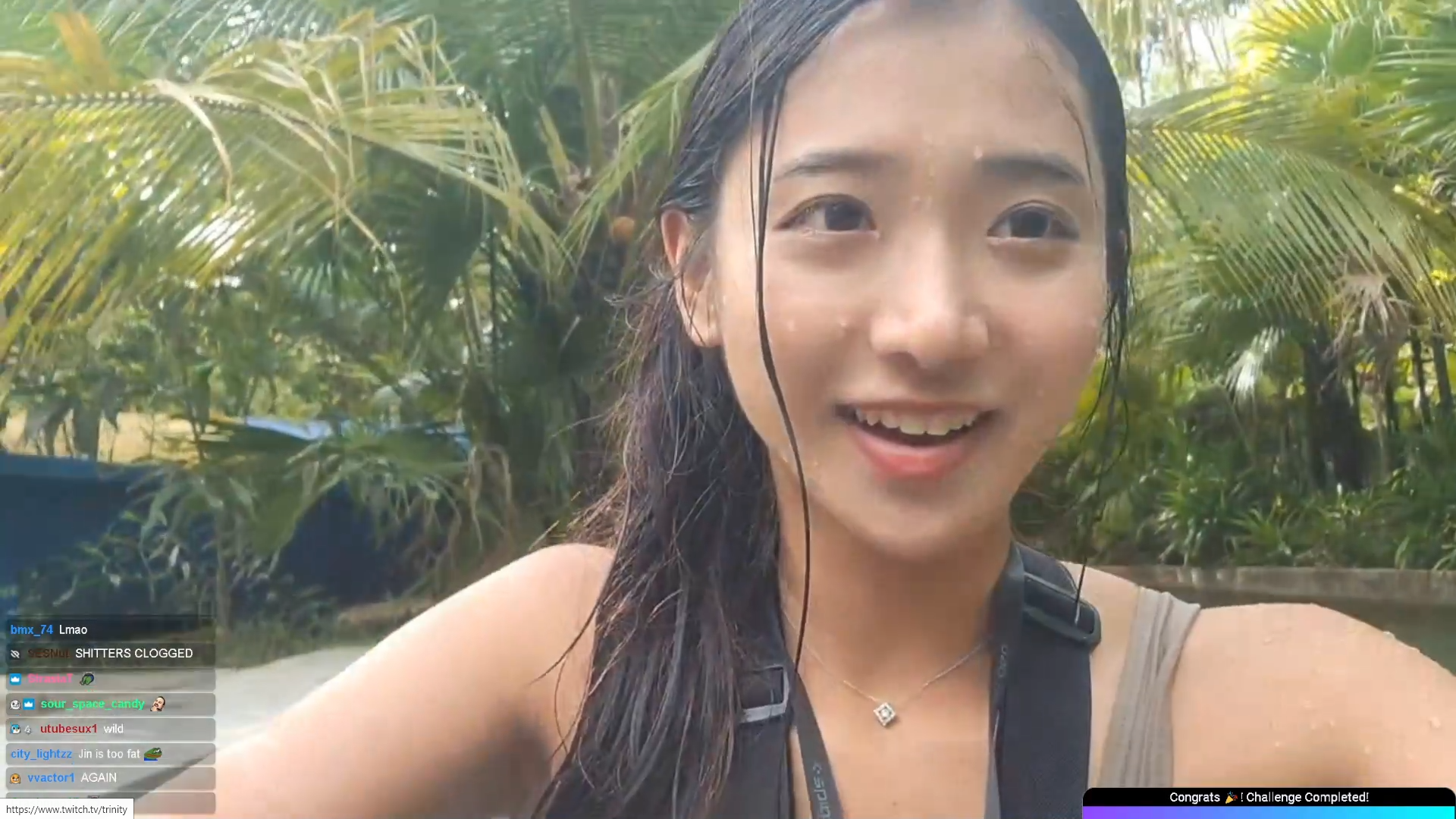 Jinnytty gets stuck in waterslide: 'I was freaking out' - Dot Esports