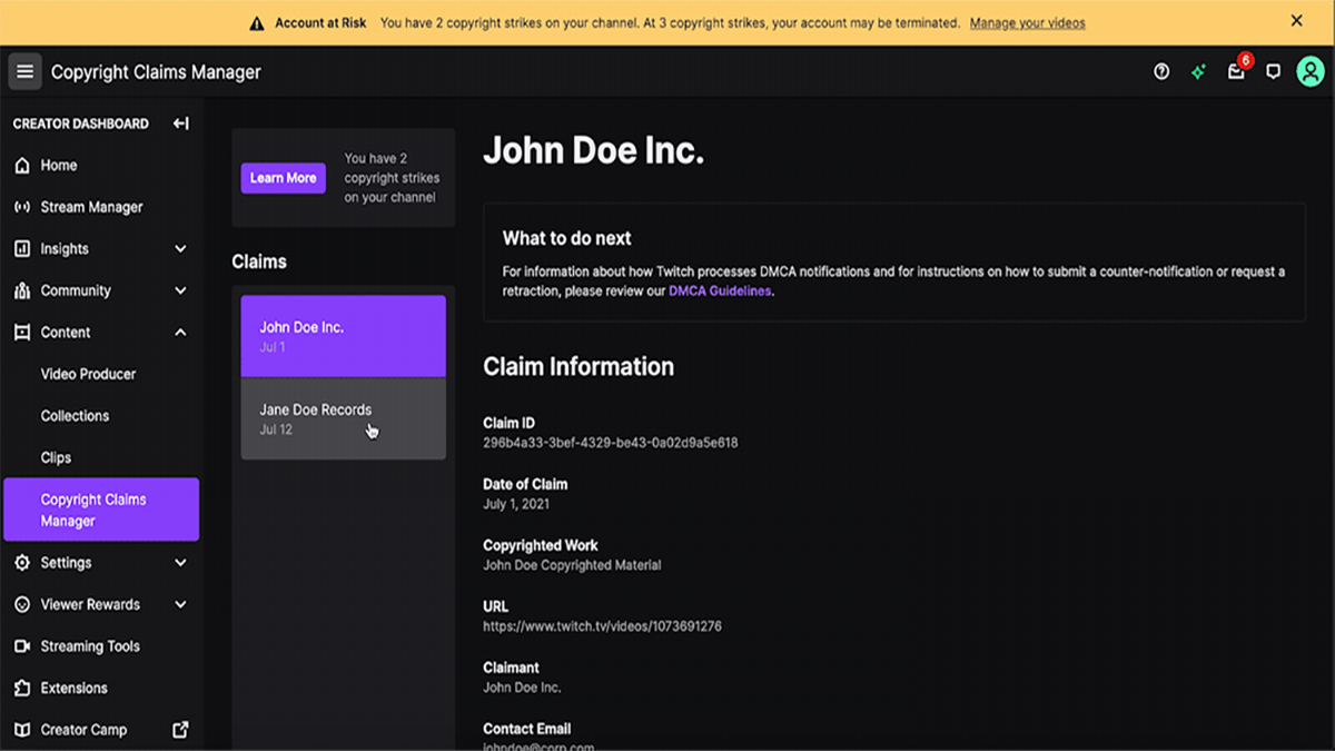 How to Appeal a DMCA Strike on Twitch - Dot Esports How to Appeal a DMCA Strike on Twitch - Dot Esports