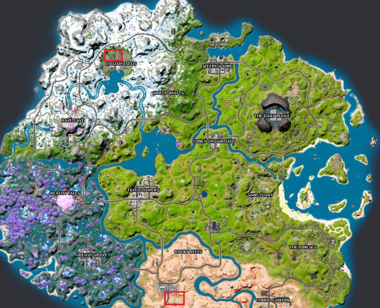 Where to collect an anomaly from both Logjam Lotus and Butter Bloom in ...