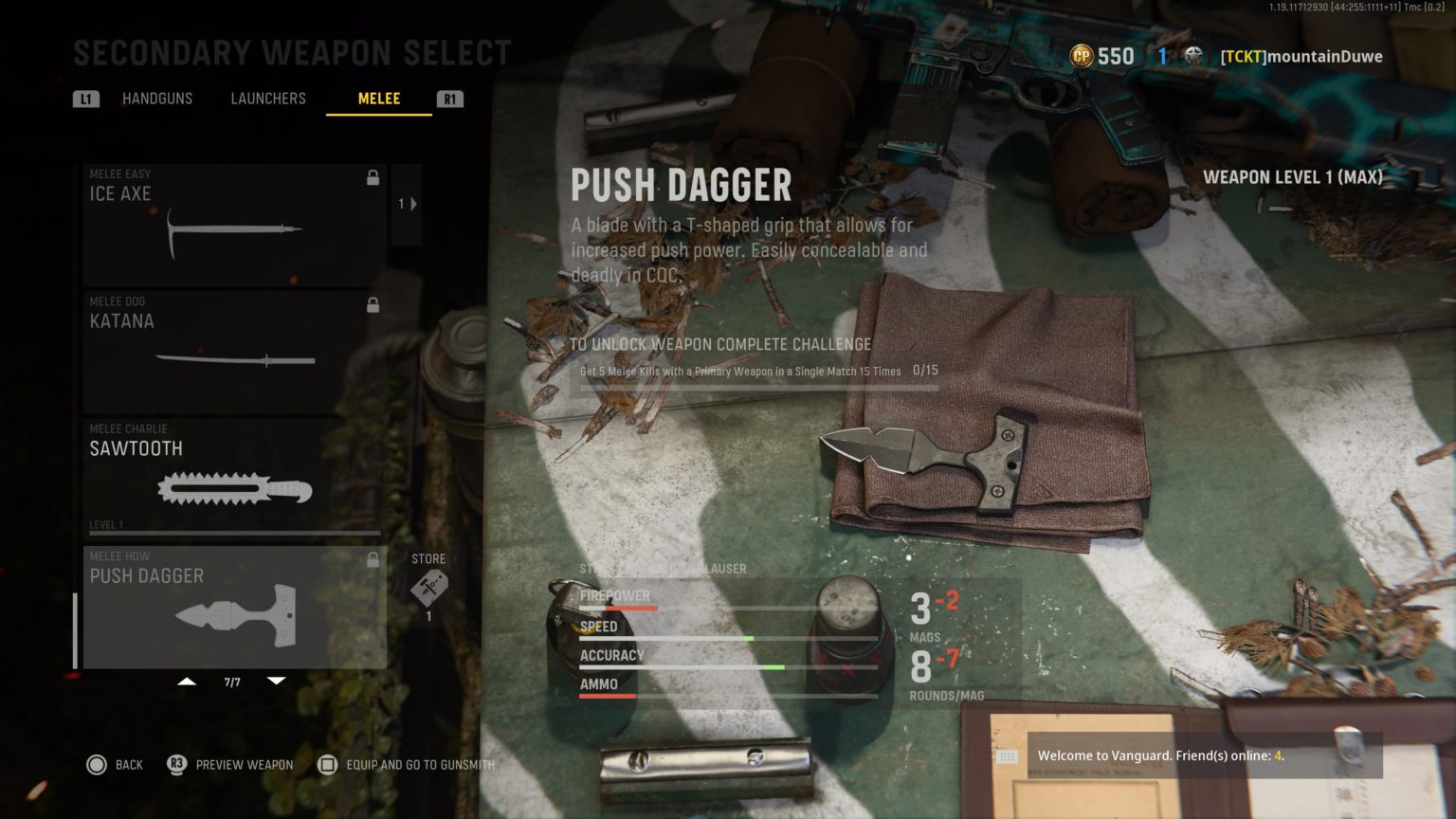 How to unlock the Push Dagger melee weapon in Call of Duty: Warzone and ...