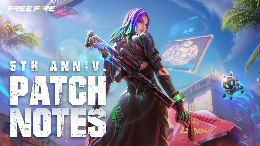 Free Fire 5th anniversary patch notes: Updated UI, character reworks ...