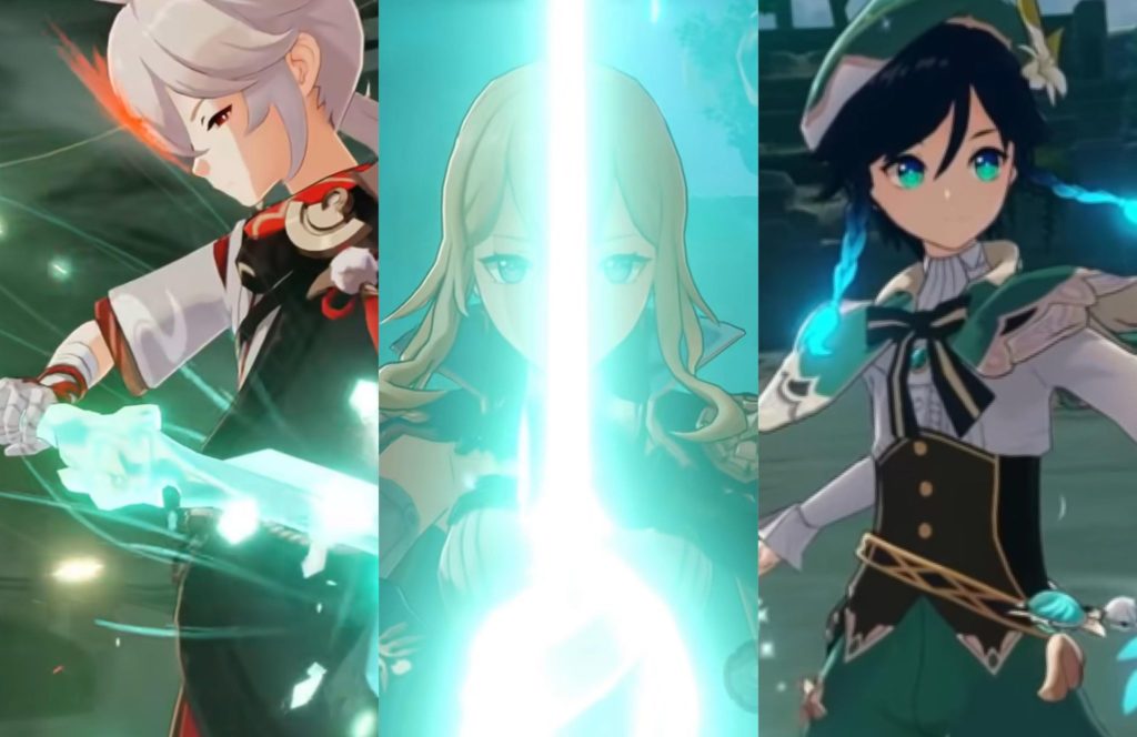 All Genshin Impact Anemo characters - Dot Esports