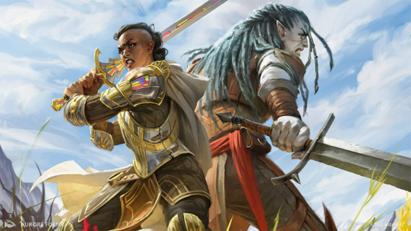 MTG Dominaria United Voltron commander Danitha, Benalia's Hope cheats ...