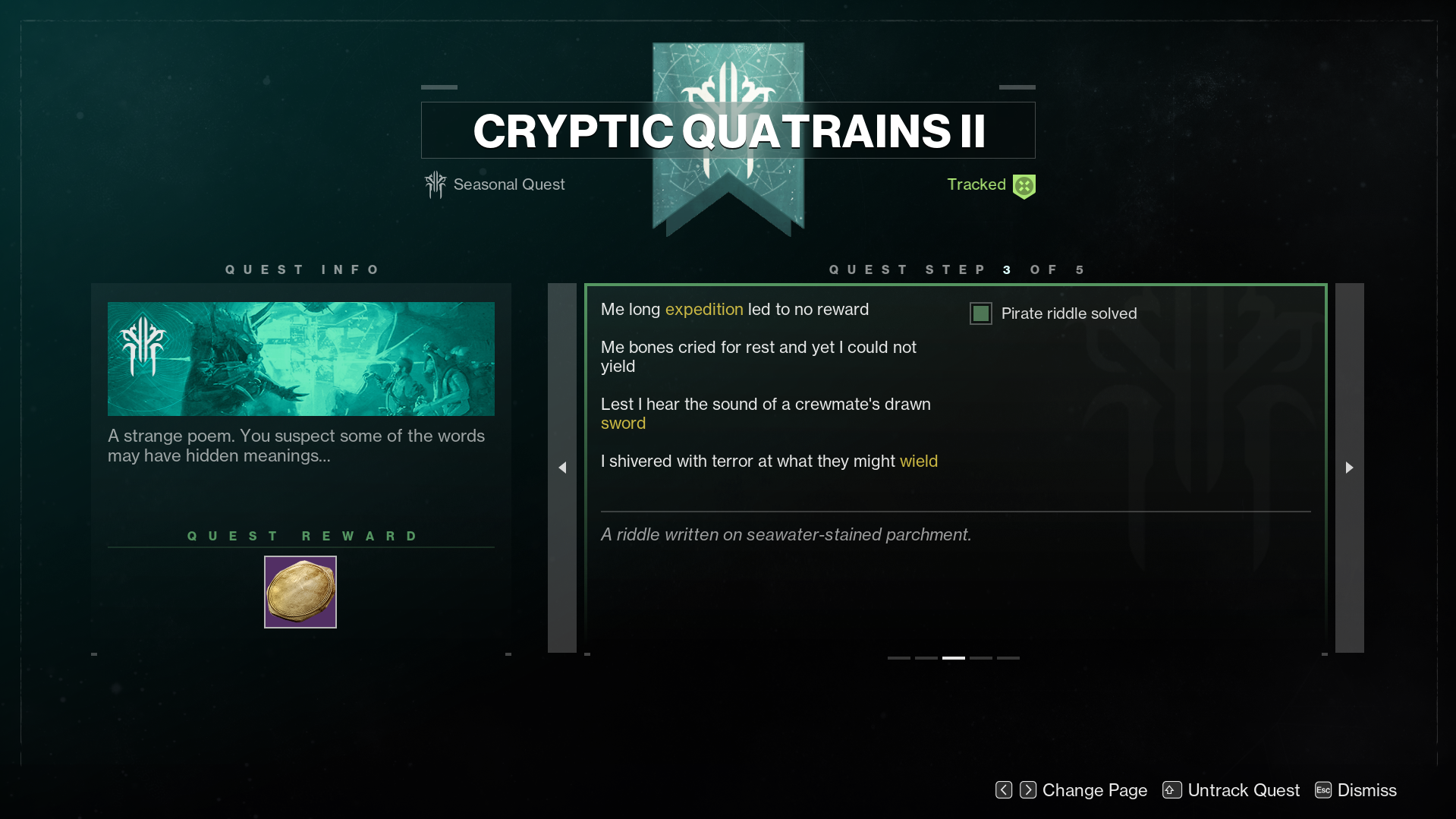 How to complete all Cryptic Quatrains quests | All pirate riddle solutions in Cryptic Quatrains ...