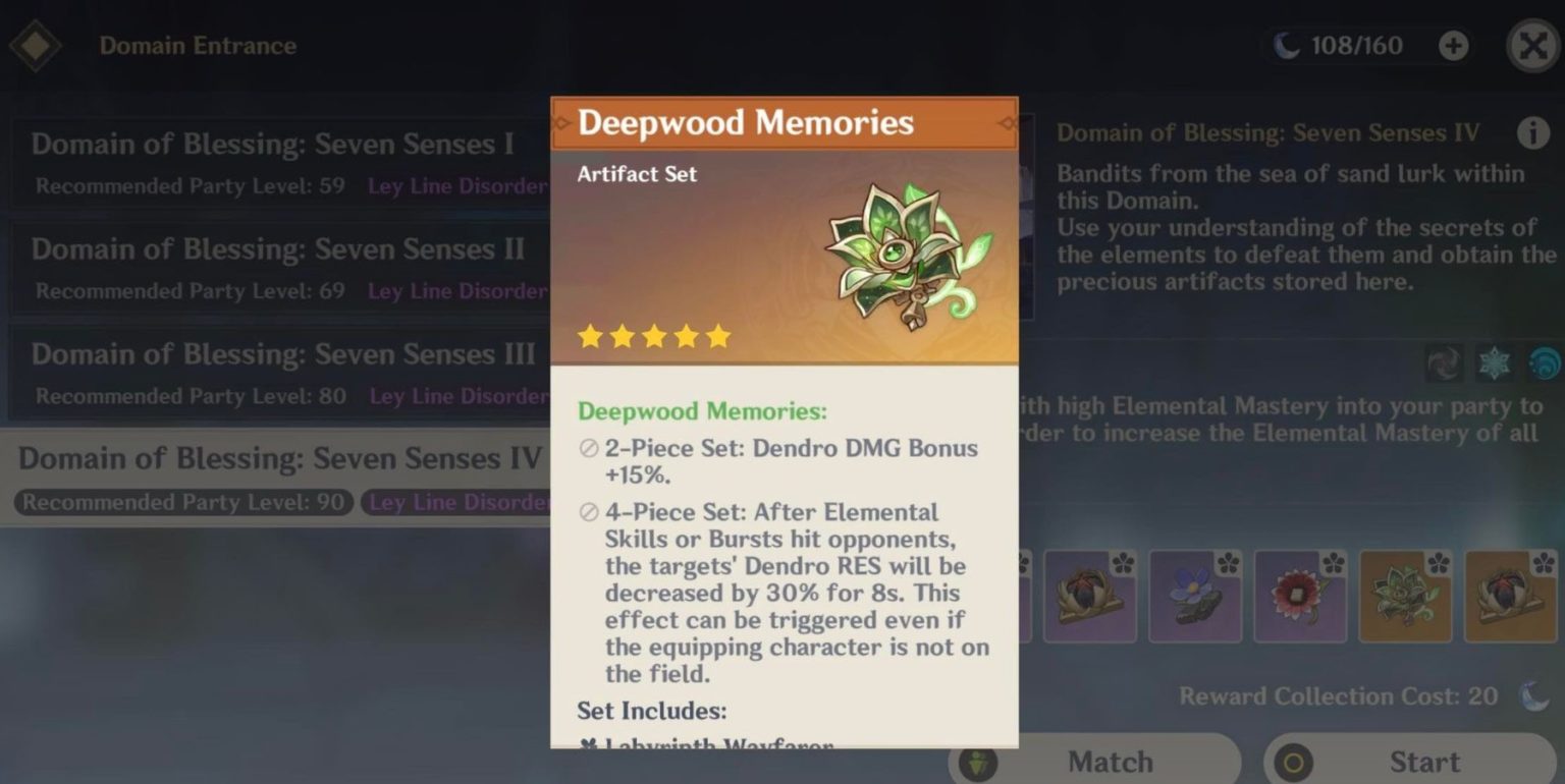 How to get the Deepwood Memories Artifact Set in Genshin Impact - Dot ...