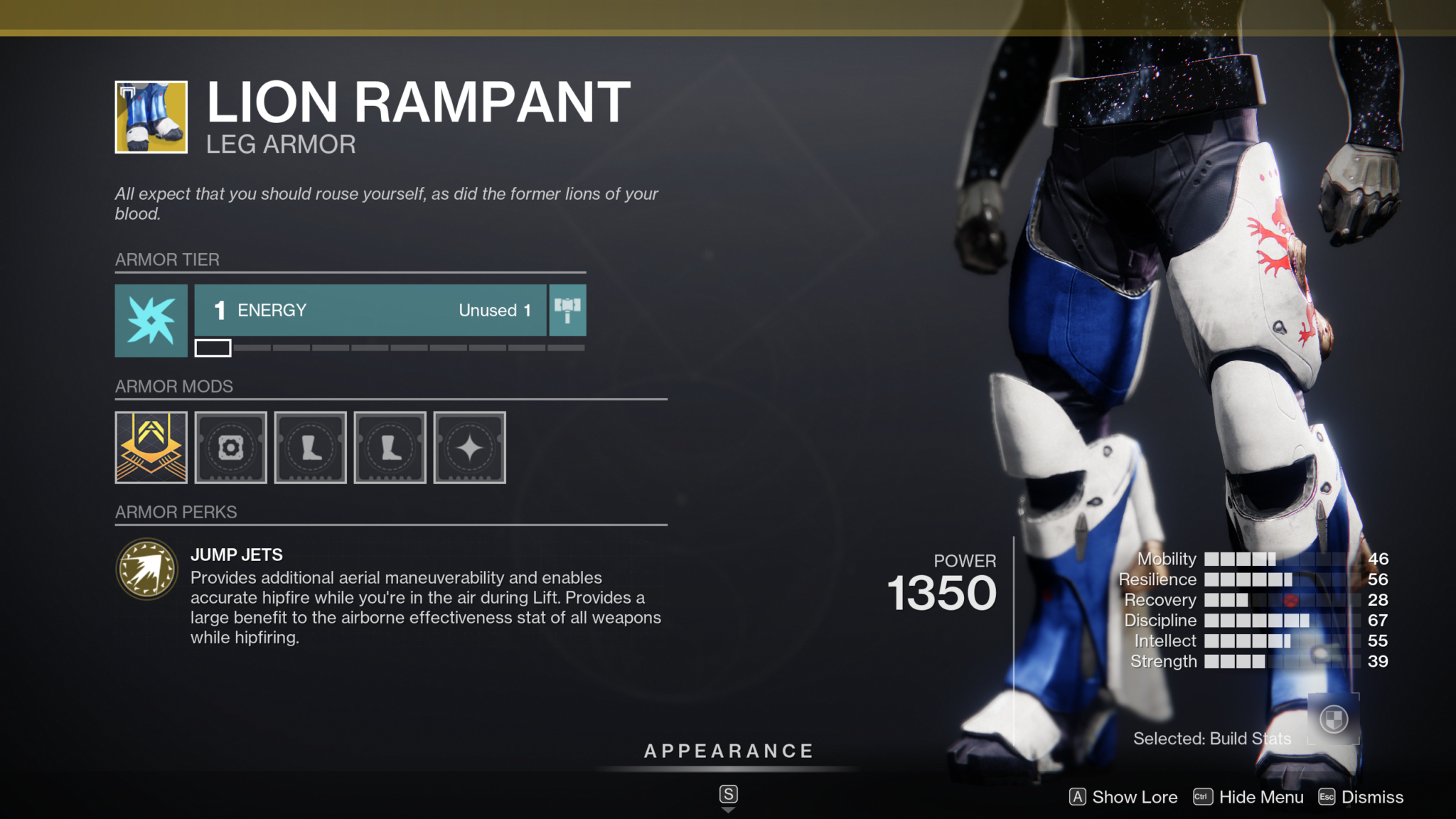 How to get Lion Rampant Exotic Titan leg armor in Destiny 2 - Dot Esports