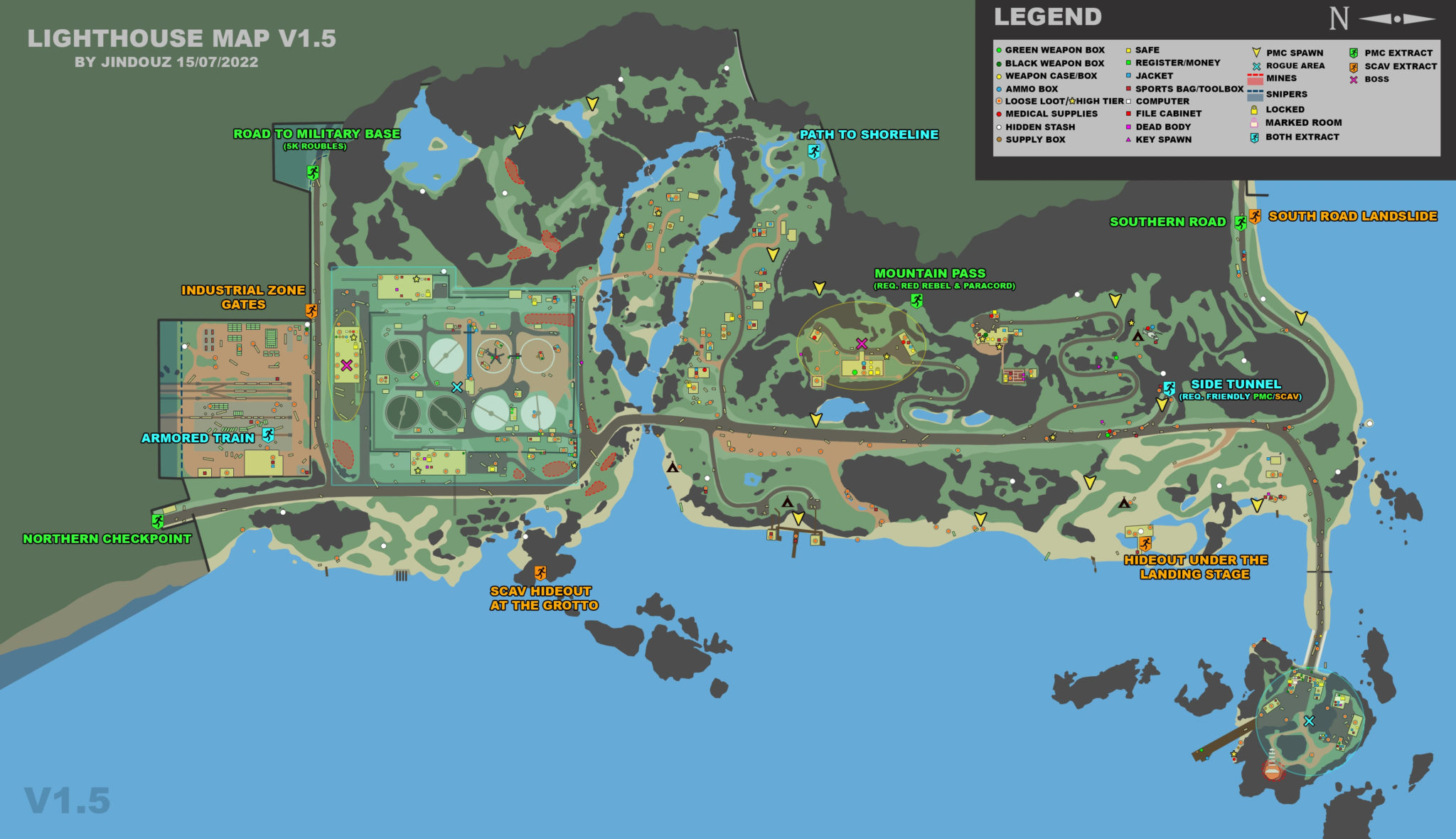 All maps and extraction points in Escape from Tarkov - Dot Esports