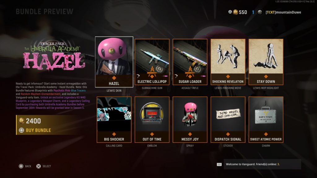 How to get Umbrella Academy skins in Call of Duty: Warzone and Vanguard ...