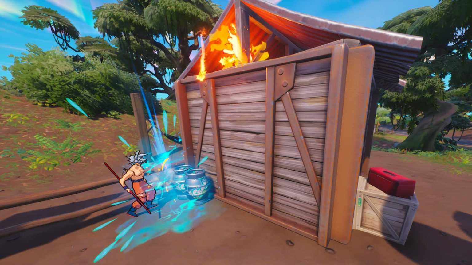 How to Extinguish Fires on Structures with Slurp in Fortnite - Dot Esports