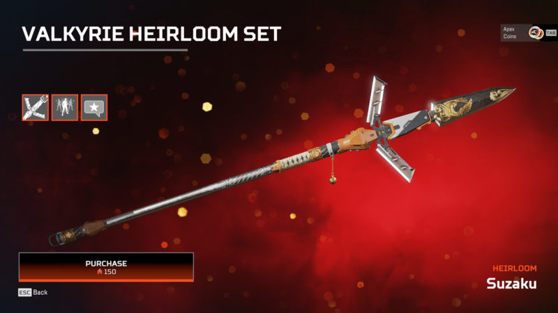 All Heirlooms in Apex Legends - Dot Esports