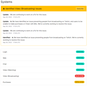 Is Twitch down? Here’s how to check Twitch’s status - Dot Esports