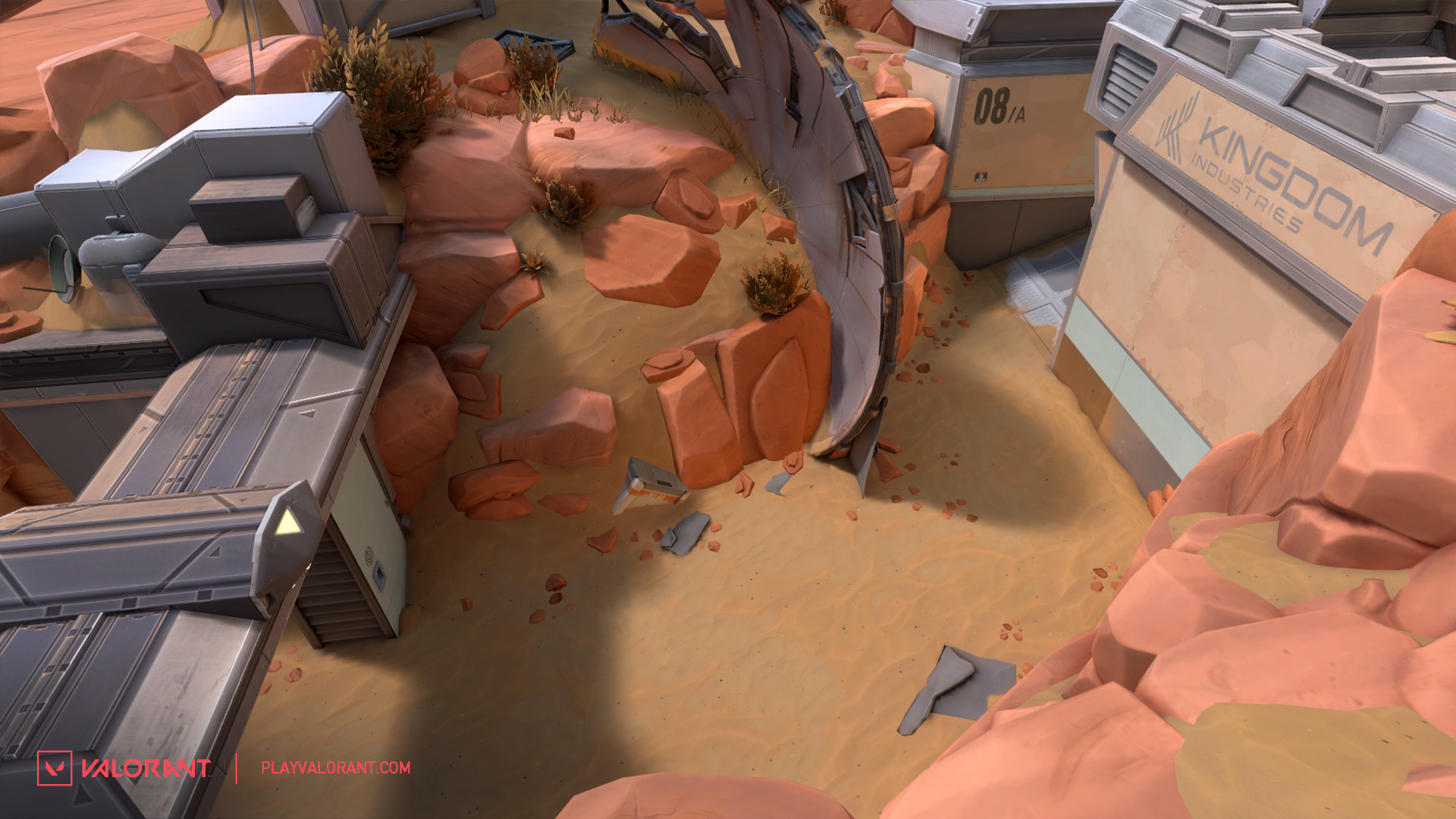 All Fracture map changes before and after VALORANT Patch 5.07 - Dot Esports