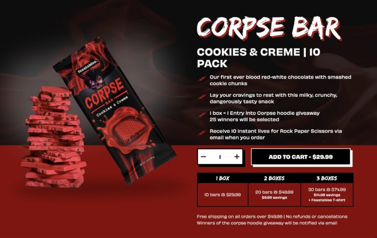 MrBeast, Corpse Husband lainch Feastables chocolate bar: cost ...