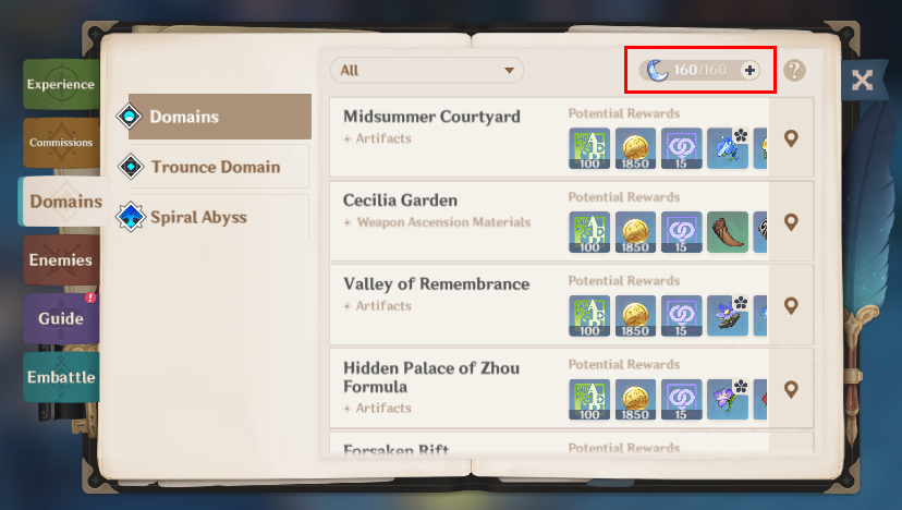 How to check how much Original Resin you have in Genshin Impact - Dot ...