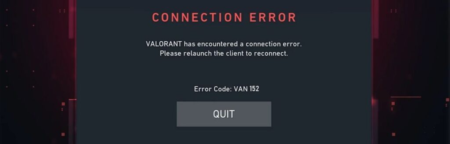 How to fix the VAN 152 error code in VALORANT - Dot Esports