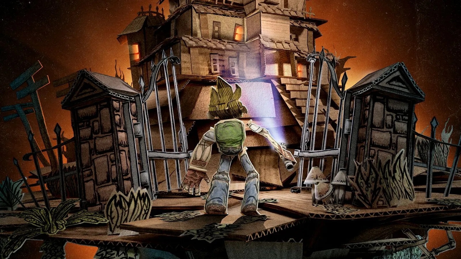 A horror game designed using actual paper cutouts? Paper Cut Mansion ...