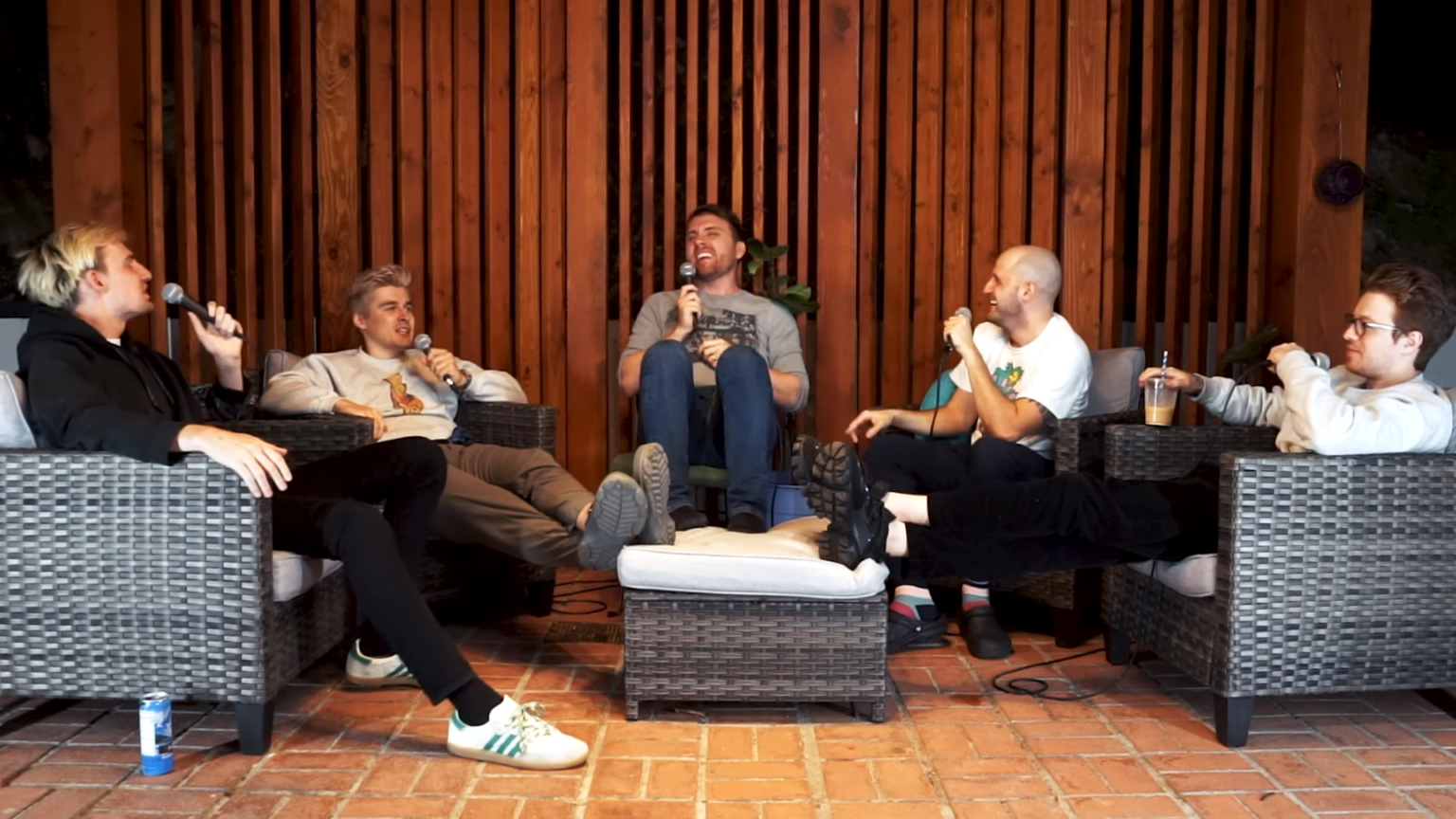 Ludwig, The Yard crew break into Atrioc's house to record a podcast ...