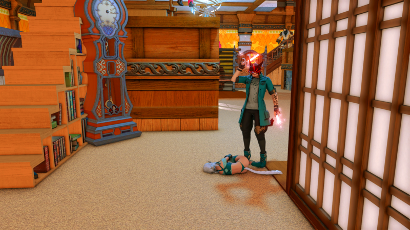 Final Fantasy XIV players hosted a Squid Game event, and the decoration ...