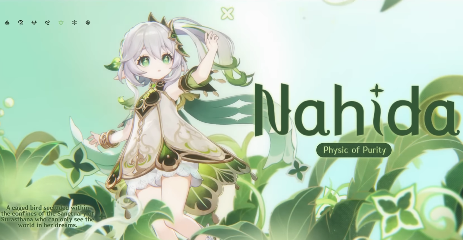 All Nahida Dendro Catalyst abilities in Genshin Impact - Dot Esports