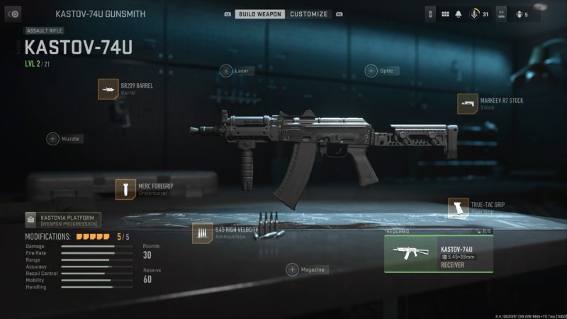 Best Kastov-74u loadout and class setup in Modern Warfare 2 | Best ...