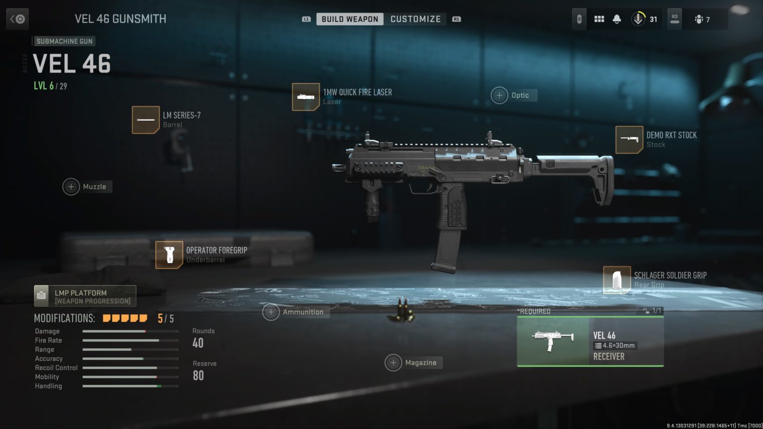 Best VEL 46 loadout and class setup in Modern Warfare 2 | Best MP7 ...