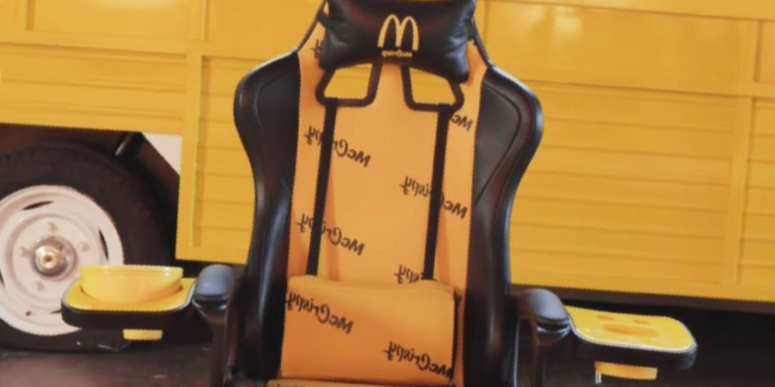 Rest your buns in the McDonald's gaming chair that has a burger warmer ...