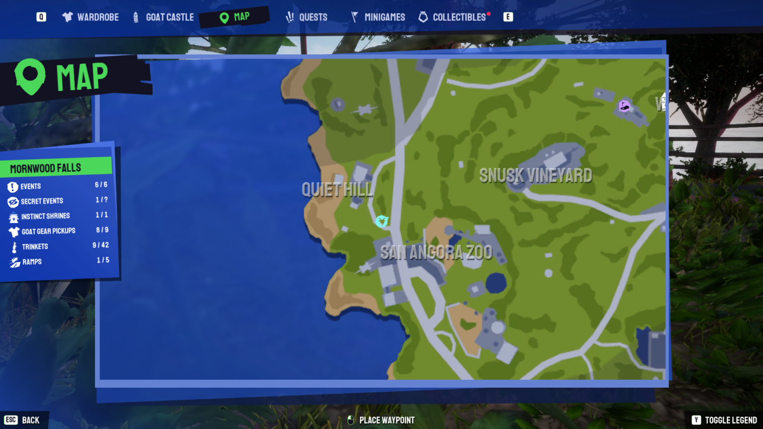 All Trinket locations at San Angora Zoo in Goat Simulator 3 - Dot Esports