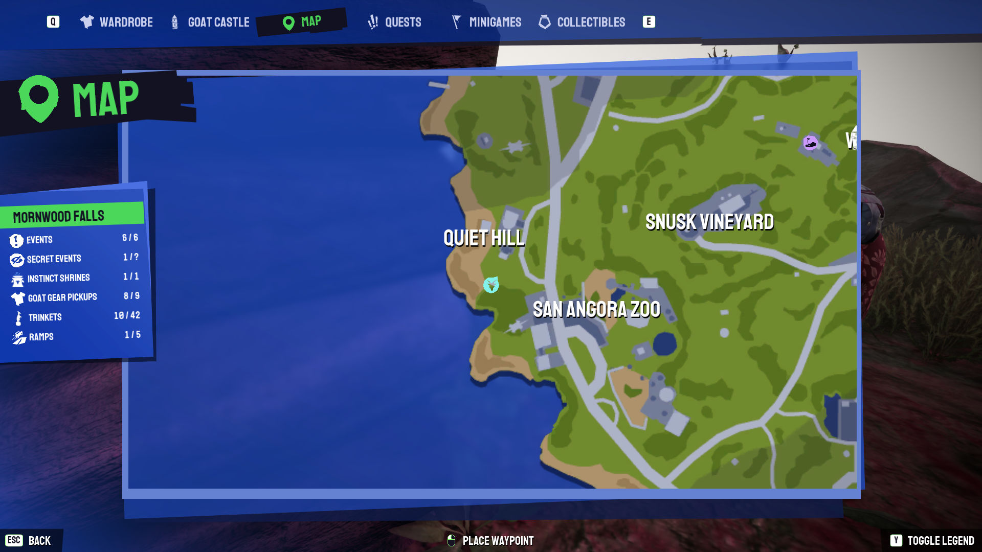 All Trinket locations at San Angora Zoo in Goat Simulator 3 - Dot Esports