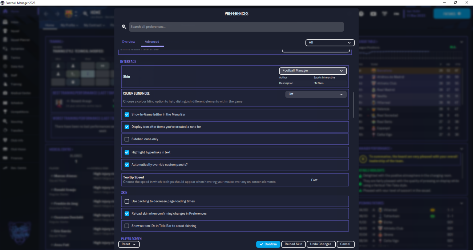 How to install a new skin in FM23 - Dot Esports