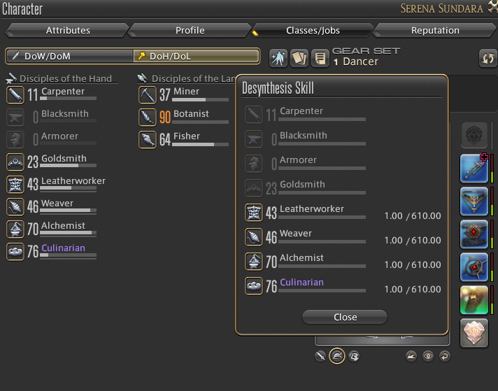 FFXIV Desynth Guide | How and what to desynthesize in Final Fantasy XIV ...