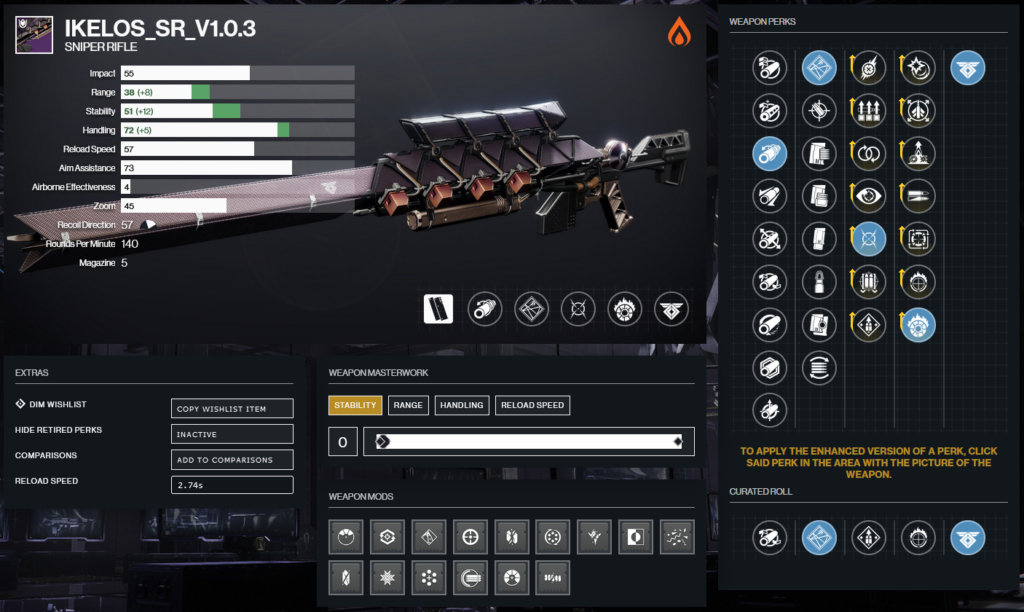 These are the IKELOS sniper rifle god rolls and best perks in Destiny 2 ...