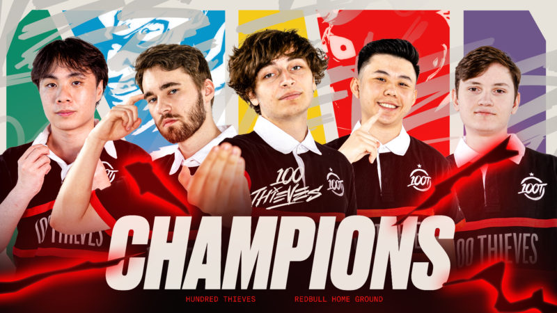 First heist: 100 Thieves' new VALORANT roster sweep the Red Bull Home ...