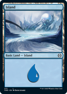 Here's every version of MTG Phyrexian: All Will Be One basic lands ...