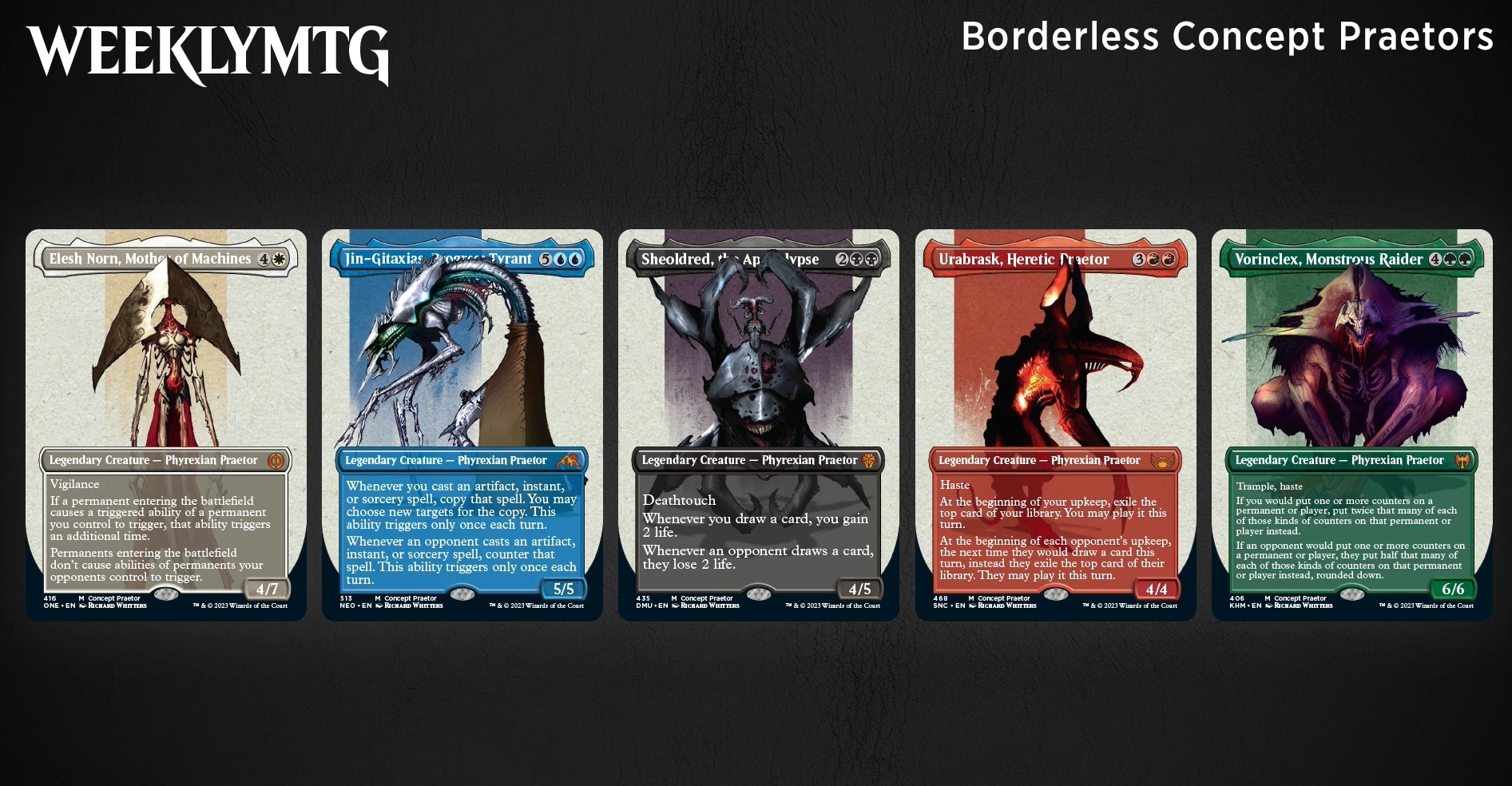 All MTG Phyrexian: All Will Be One spoilers from Jan. 17 debut stream ...