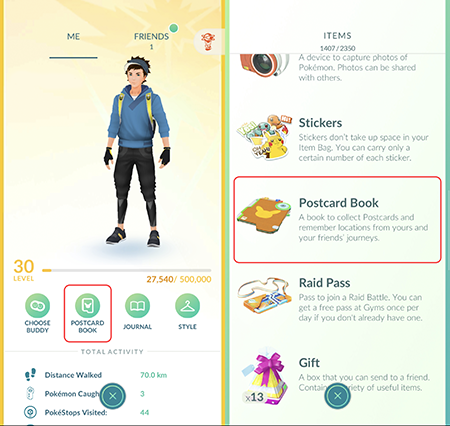 How to pin postcards in Pokémon Go - Dot Esports