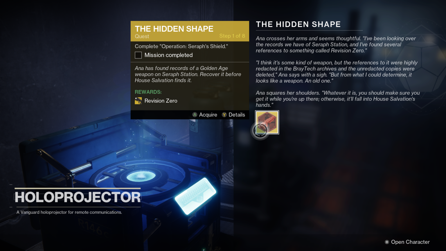 How to start the new Exotic quest in Destiny 2 (Hidden Shape) - Dot Esports