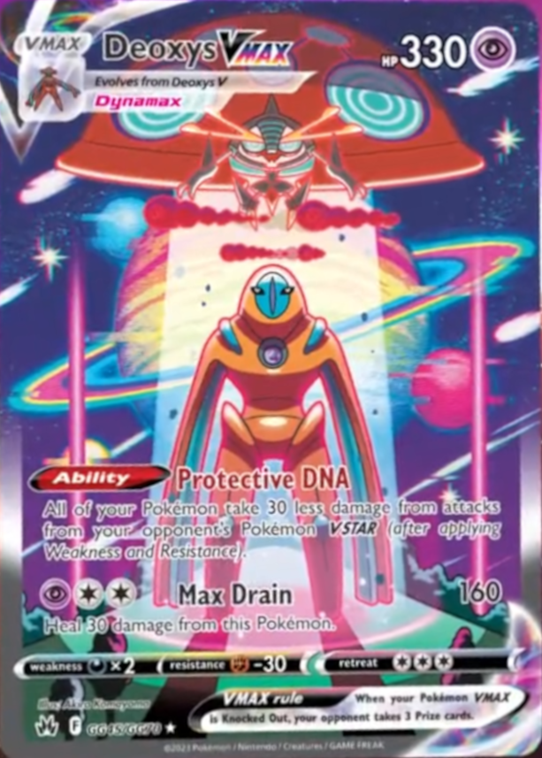 Deoxys VMAX from Pokémon TCG Crown Zenith set revealed - Dot Esports