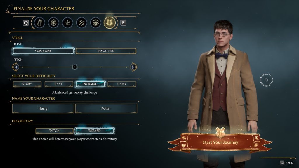 How to create a Harry Potter character in Hogwarts Legacy - Dot Esports