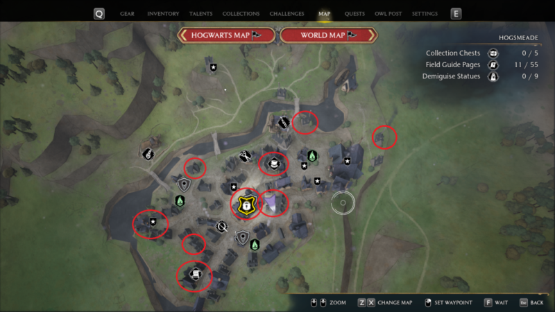 All Hogsmeade Demiguise statue locations in Hogwarts Legacy - Dot Esports All Hogsmeade Demiguise statue locations in Hogwarts Legacy - Dot Esports