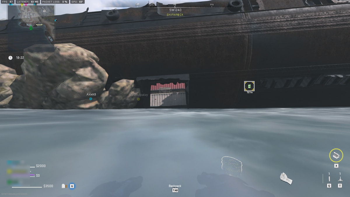 Where to use the H.M.S Shipwreck Cache key in DMZ - Dot Esports